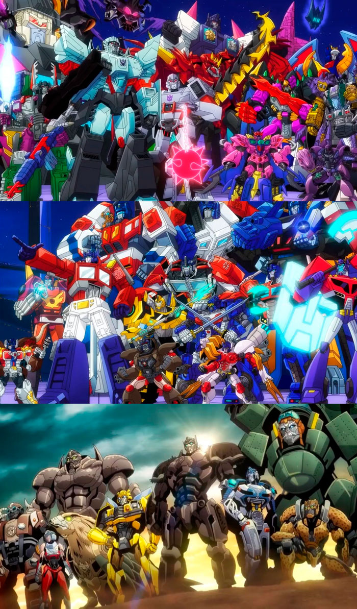 TRIGGER × Transformers 40th Anniversary Special Movie, un corto que los ...